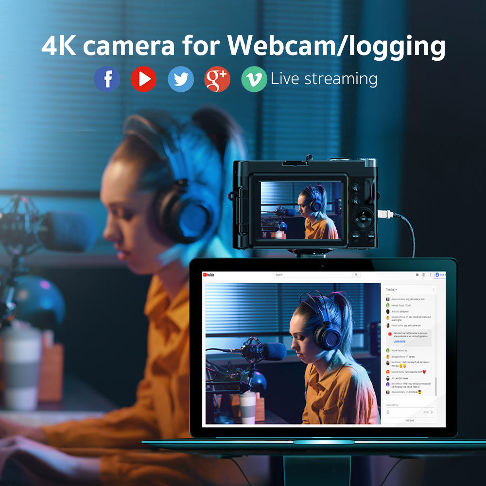 DC101 4K Digital Camera for Photography and Video – NexTerk